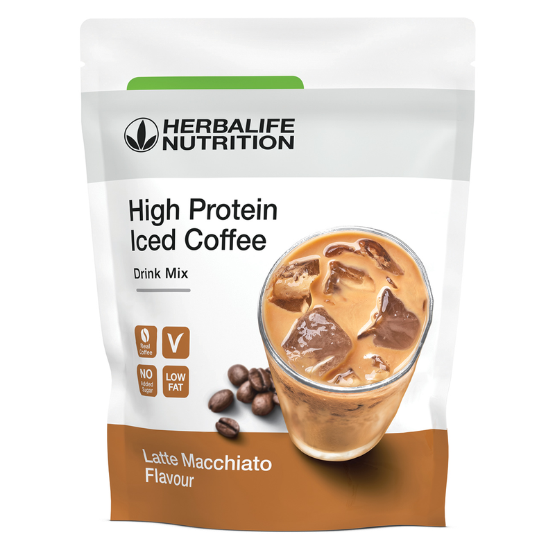 High Protein Iced Coffee Latte Macchiato 308 g – Fit Hero Portugal